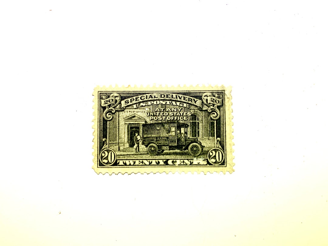 1925 Post Office Truck Special Delivery 20-cent Stamp (U.S. Stamp #E14 ...
