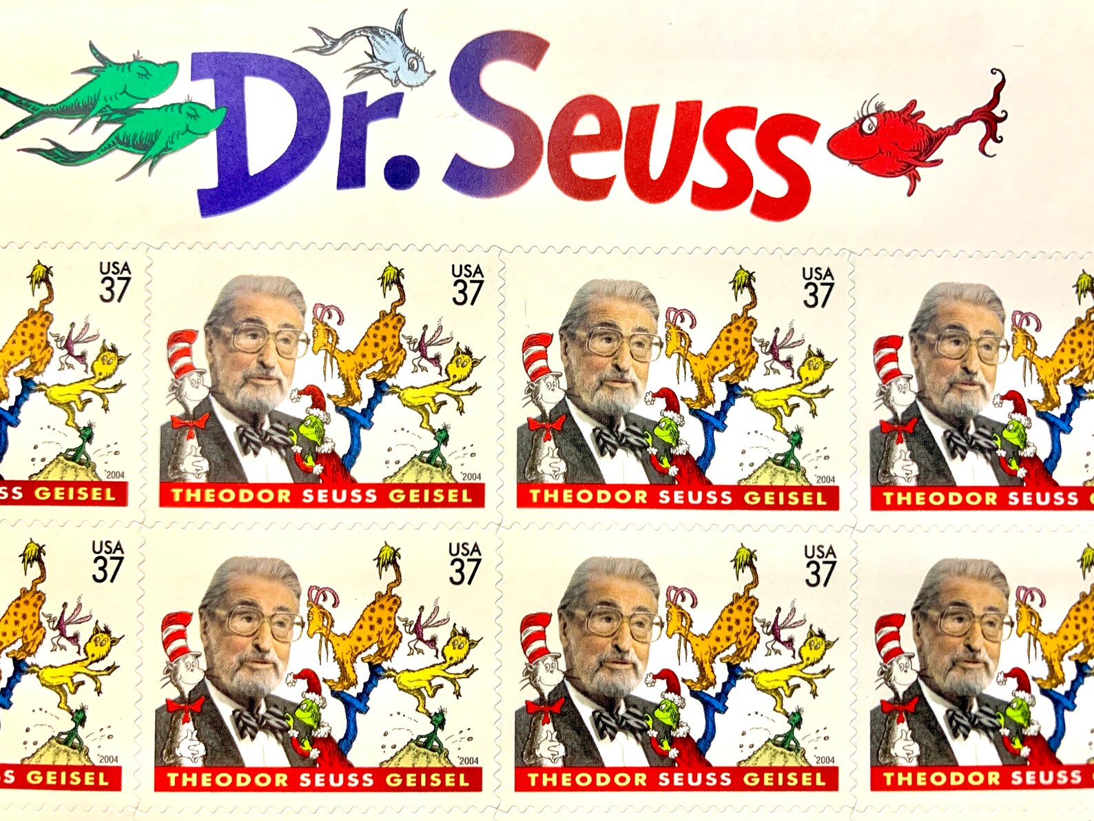 2004 Dr. Seuss 37-cent U.S. Stamp 3835 New unused Retro Collectables ...