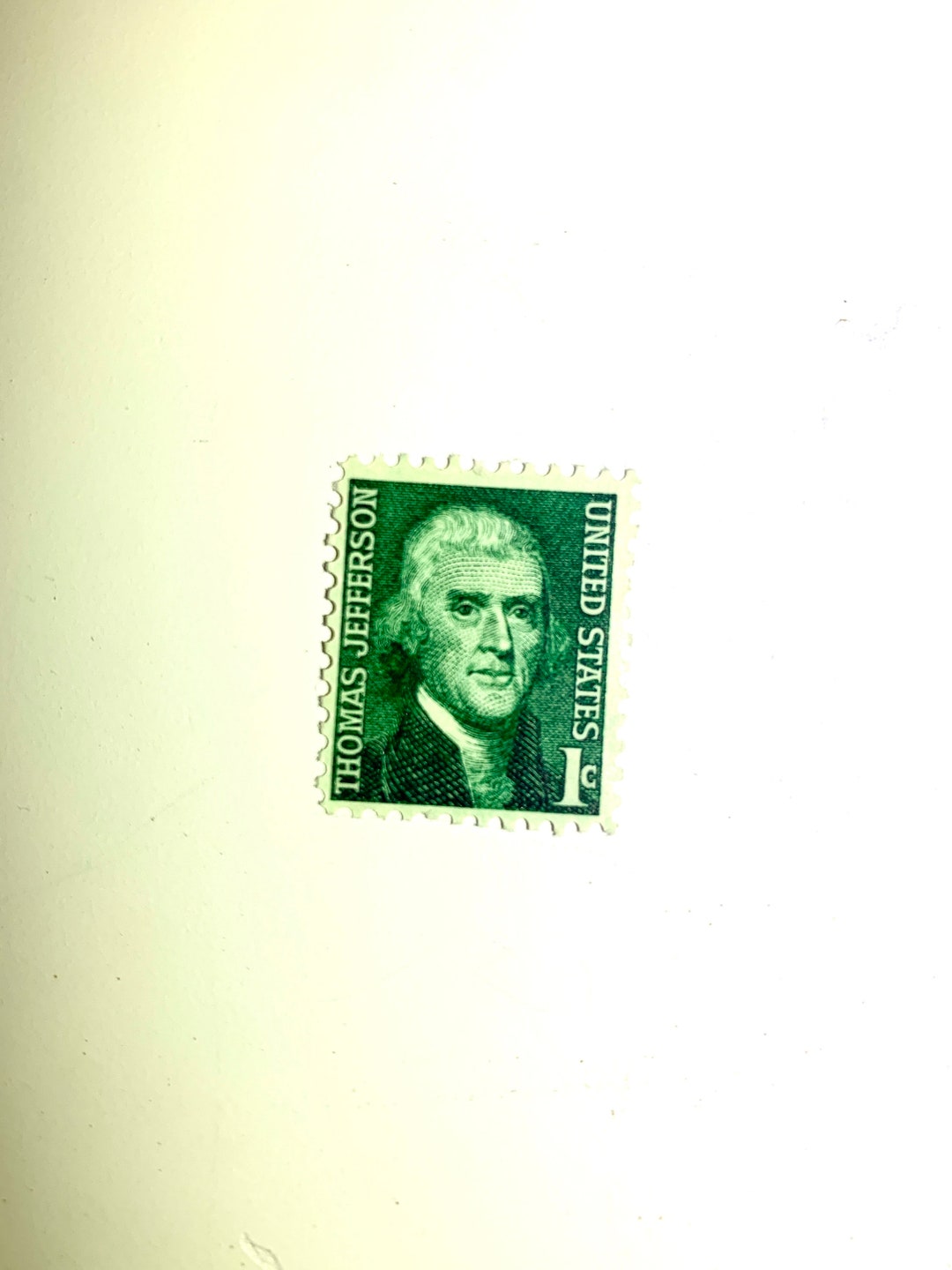 1968 Prominent Americans: Thomas Jefferson 1-cent Stamp (U.S. Stamp ...