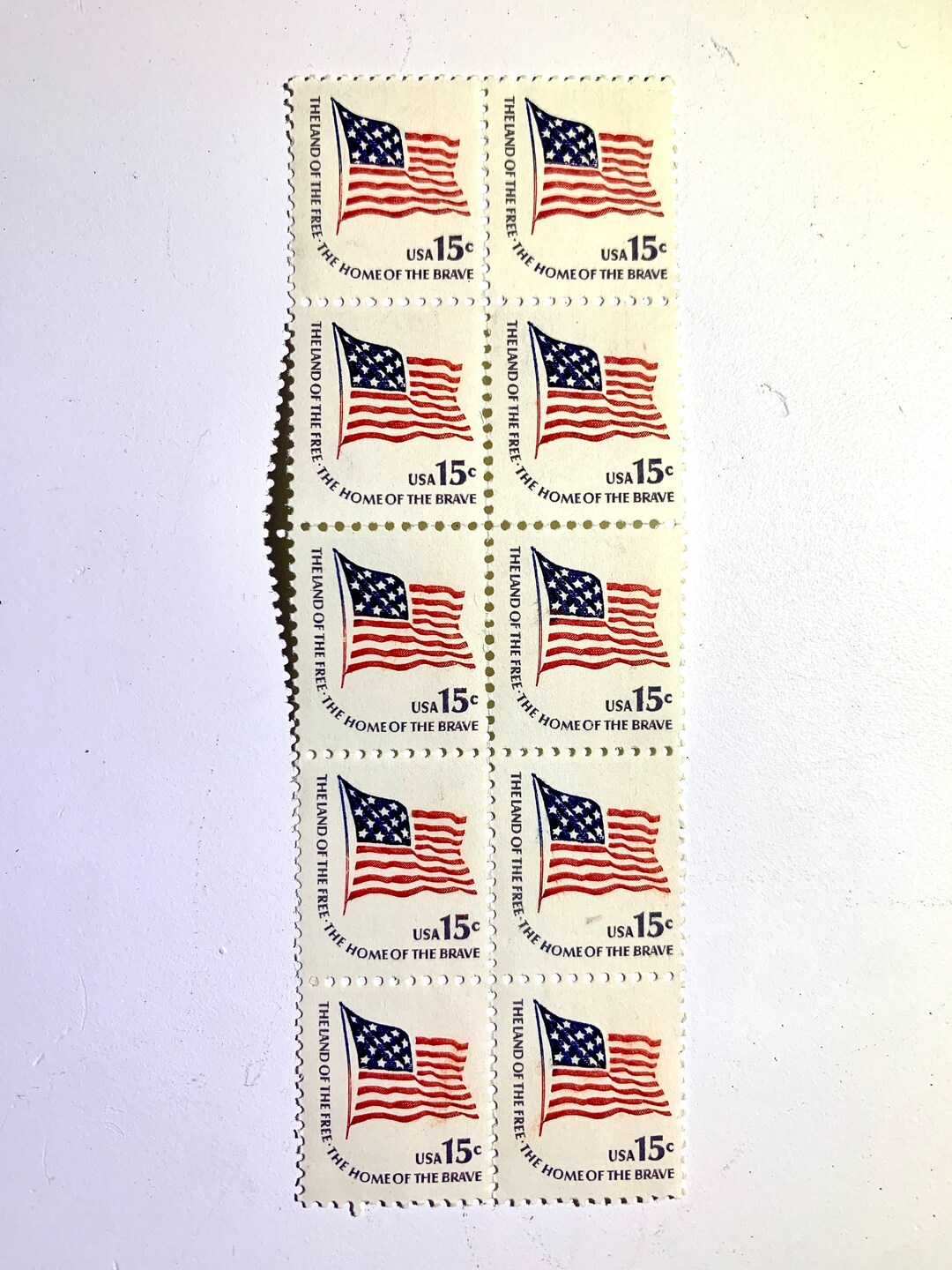 1978 Americana Series: Fort Mchenry Flag 15-cent Stamps U.S. Stamp 1598 ...
