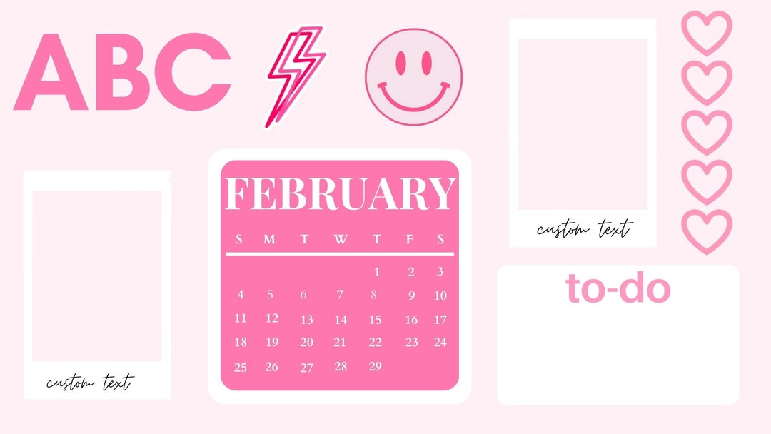 February Aesthetic Desk Top Background - Etsy