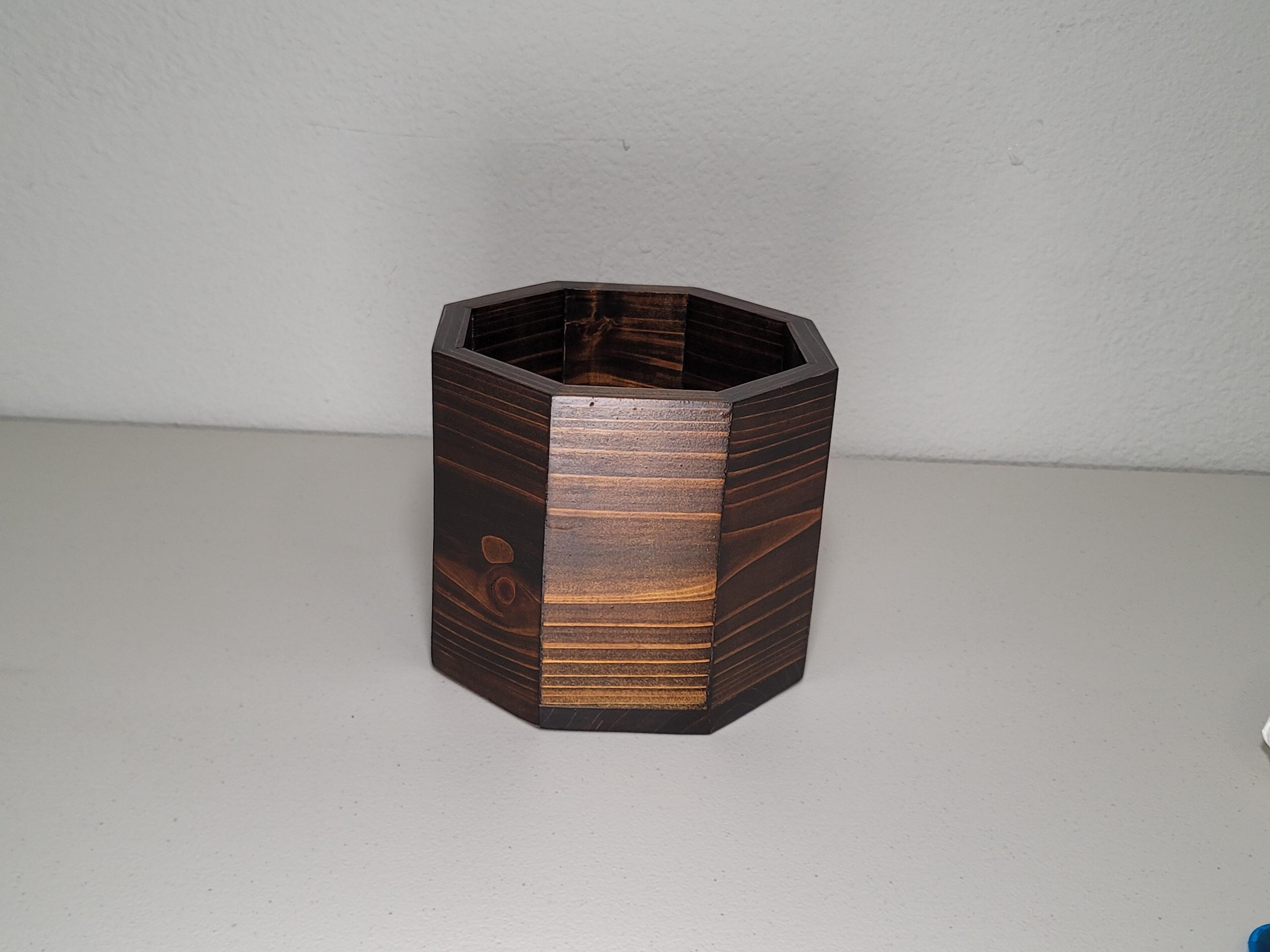 Octagon Planter, Handmade, Cedar Wood, Indoor/exterior, Great for Herbs ...