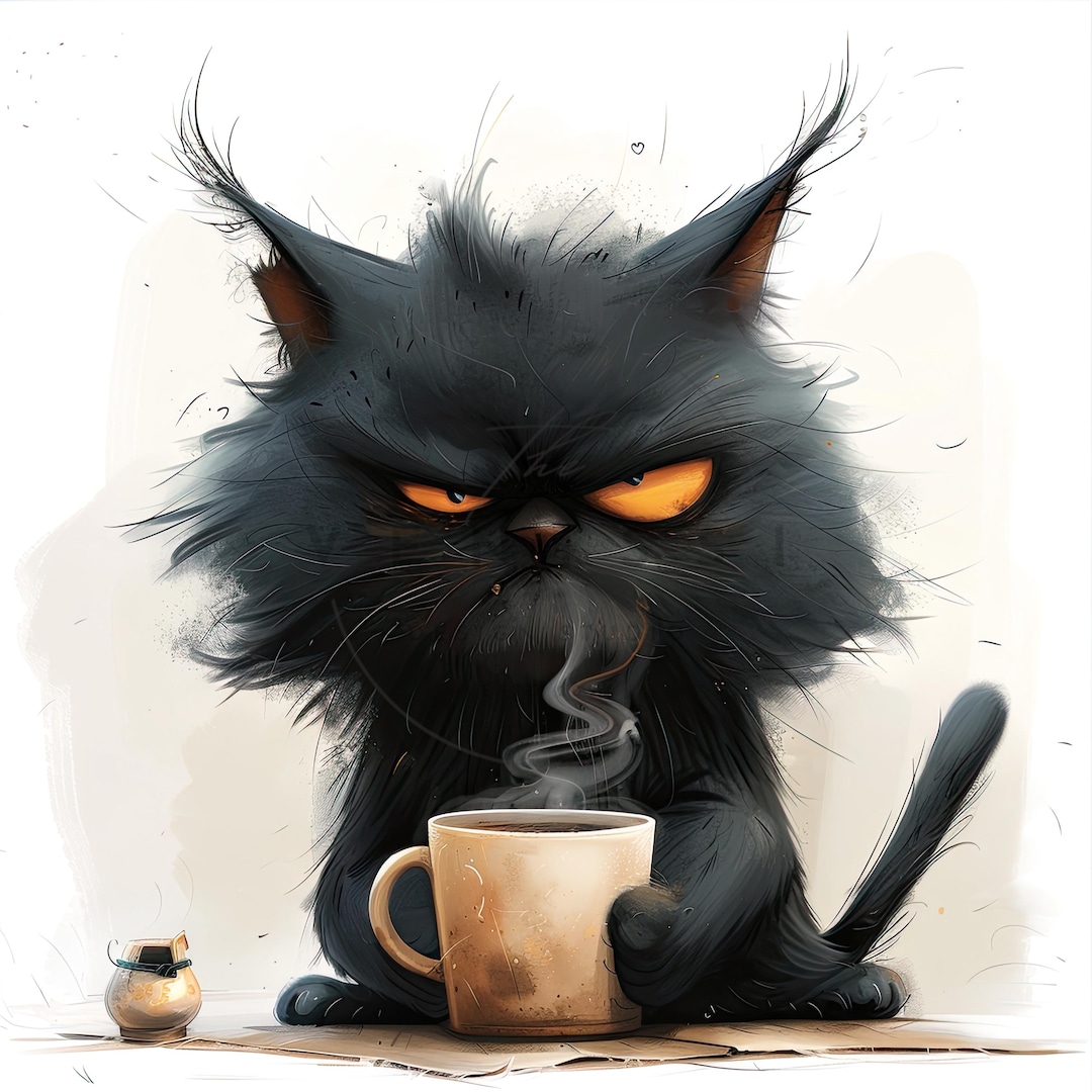 11 Cranky Cat Clip Art, Funny Cat Images, Cartoon Cat Clipart ...