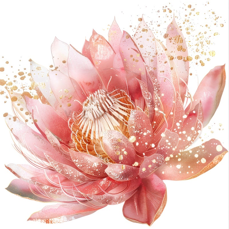 Protea Bouquet Printable - Etsy UK