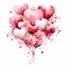 24 Valentine's Day Hearts Clipart, Hearts Jpgs, Hearts Sublimation ...