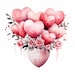 24 Valentine's Day Hearts Clipart, Hearts Jpgs, Hearts Sublimation ...
