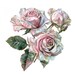 12 Pastel Roses Bouquet Clipart, Watercolor Spring Flowers Clipart ...