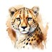 14 Cheetah Clipart, Watercolor Cheetah Print, Safari Animal Clipart ...