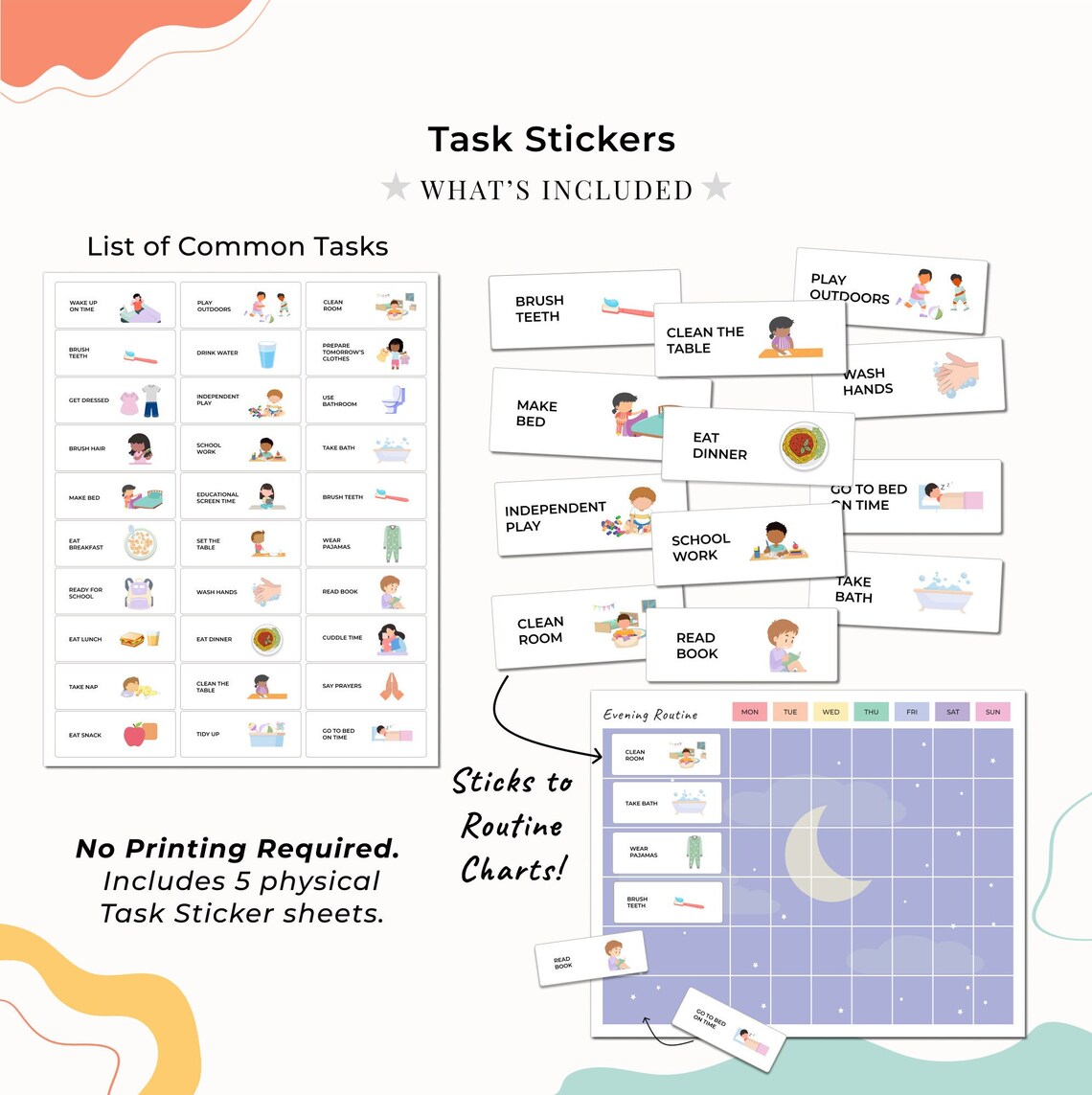 Rewards Program for Kids Routine Chart for Kids Rewards for Kids ...