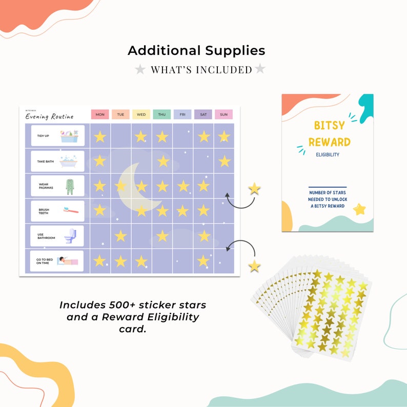 Rewards Program for Kids Routine Chart for Kids Rewards for Kids ...