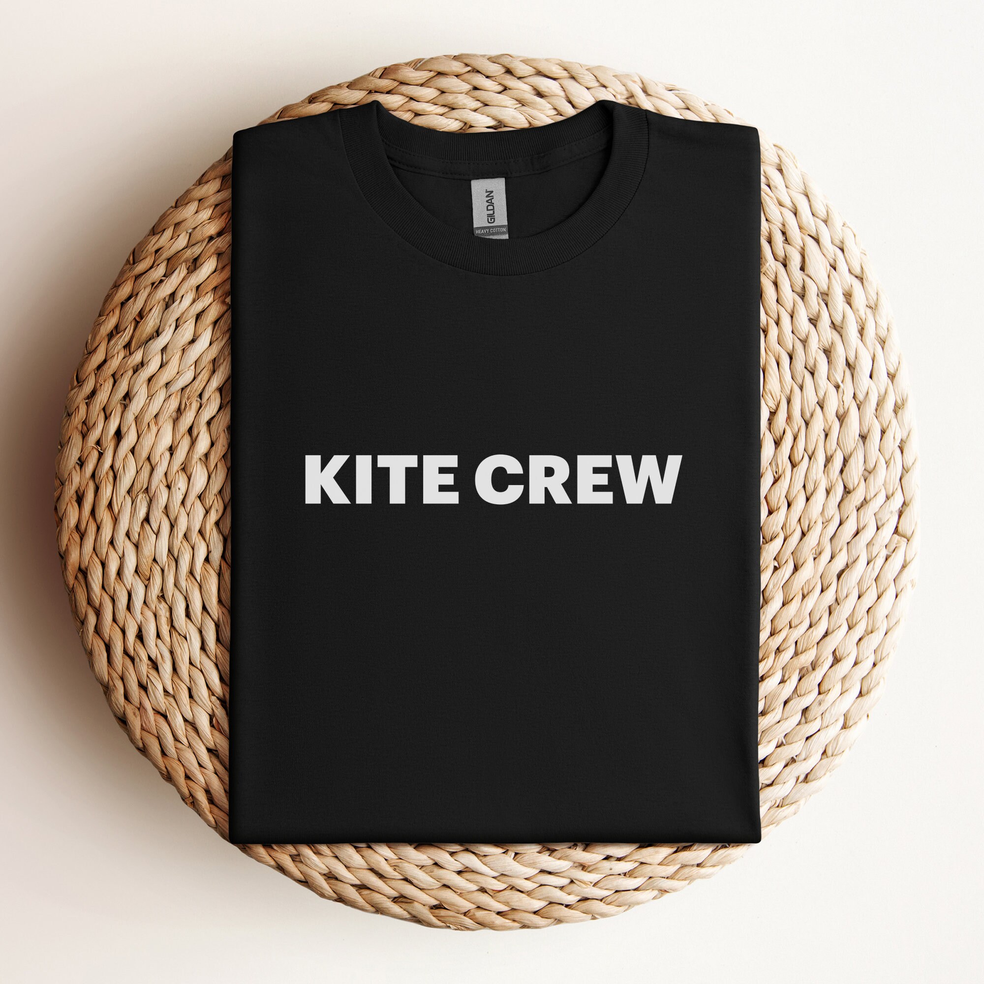 KITE CREW Kitesurfing T-shirt, Kiteboarding Man and Woman, Windy Sandy ...