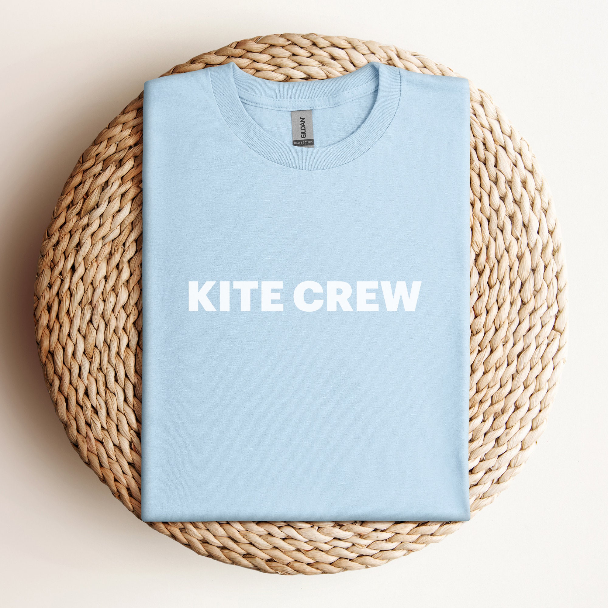 KITE CREW Kitesurfing T-shirt, Kiteboarding Man and Woman, Windy Sandy ...