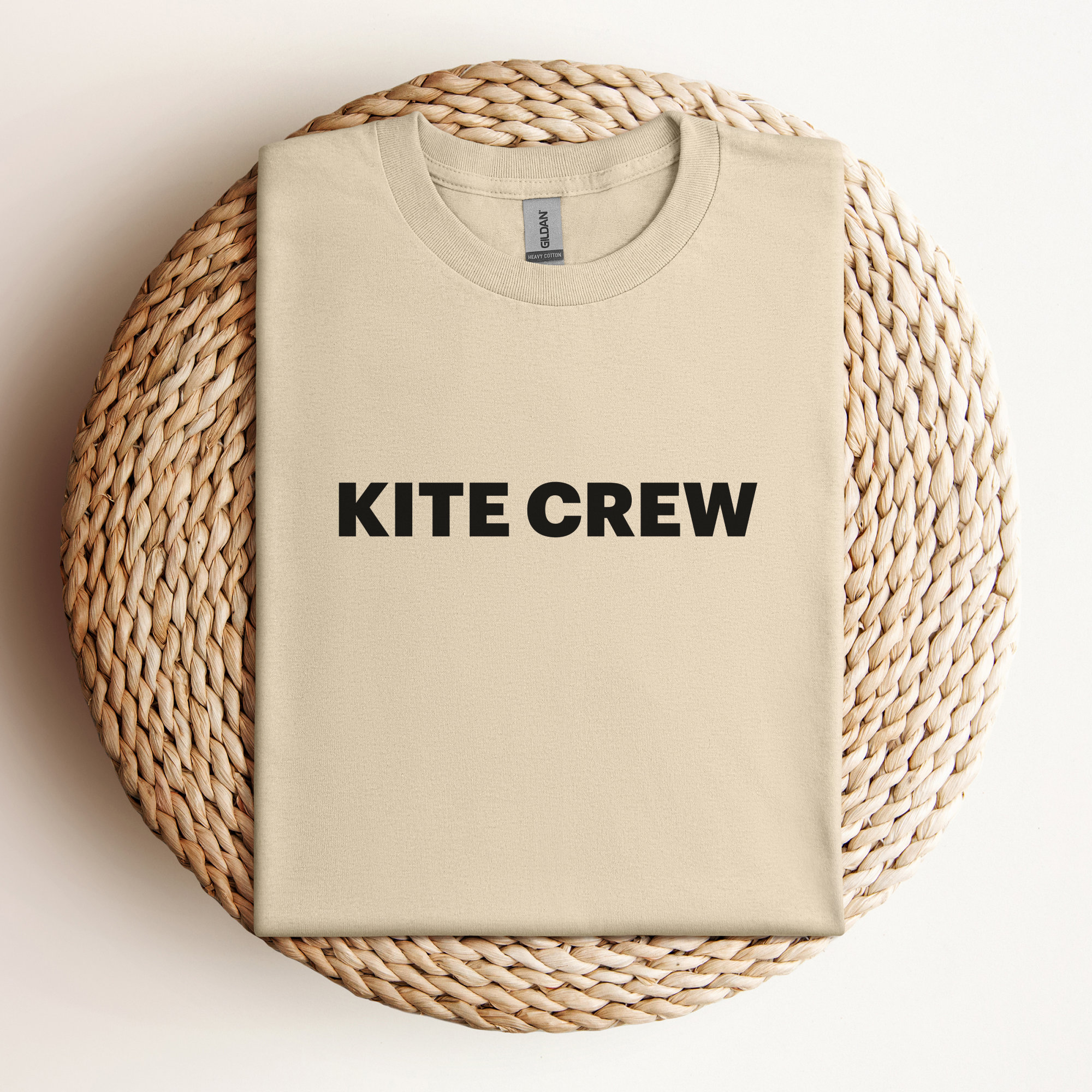 KITE CREW Kitesurfing T-shirt, Kiteboarding Man and Woman, Windy Sandy ...