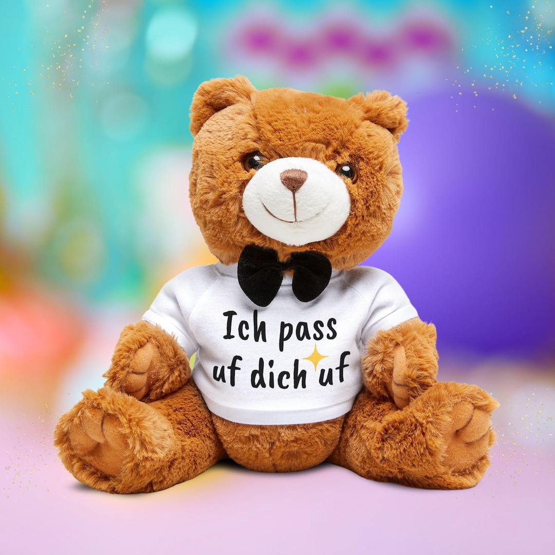 Teddy Bear Plush, Swiss Teddy Bear, Guardian Angel, Cuddly Toy ...