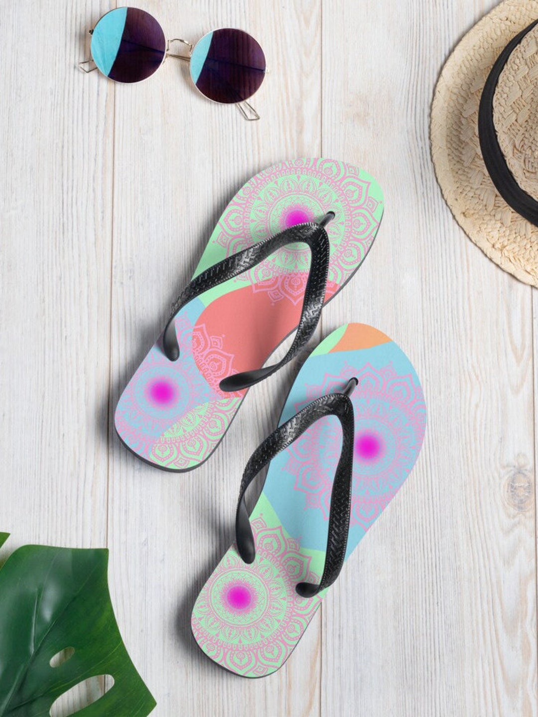 Flip Flops Toe Separators Watercolor Flip Flops Bridal Shower Flip Flops Clip Art Flip Flop - Etsy