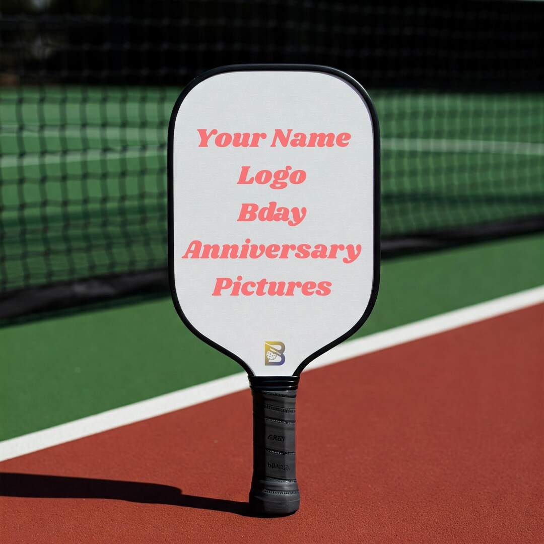 Custom Pickleball Paddle, Pet Portrait, Unique Gift for Pet Lovers ...