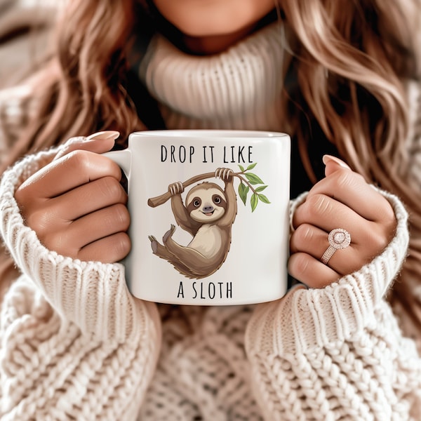 Sloth Tea Cup - Etsy