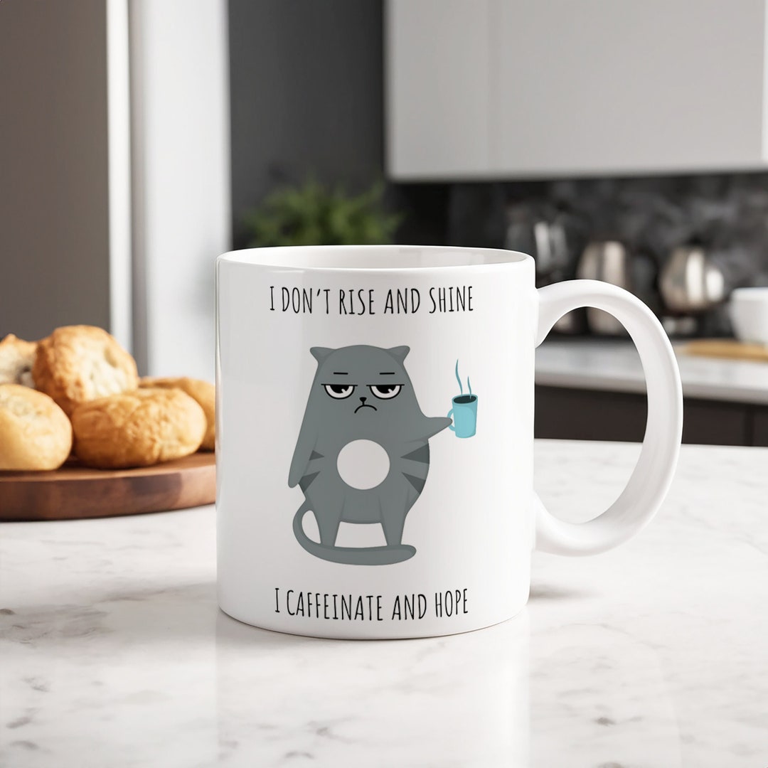 Caffeinate & Hope Coffee Mug - Funny Gift for A Friend, Relative or ...