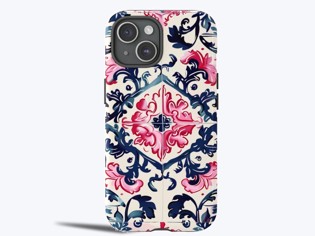 AZULEJO PORCELAIN MEDITERRANEAN Tiles Tough Phone Case, Inspired by ...