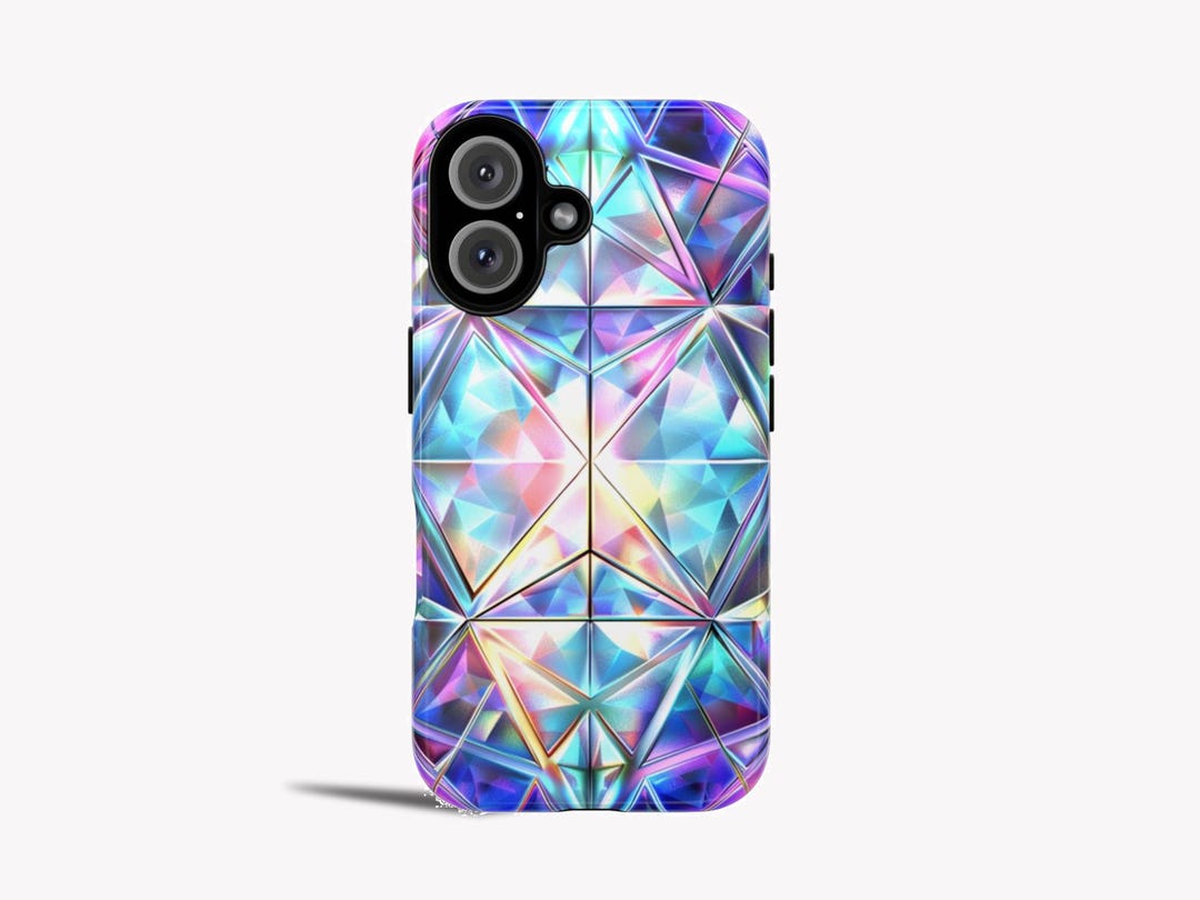 STAINED GLASS GEOMETRIC Patterns of Prisms and Glass High Quality Cases ...