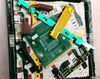 Computer Circuit Wall Art - Etsy