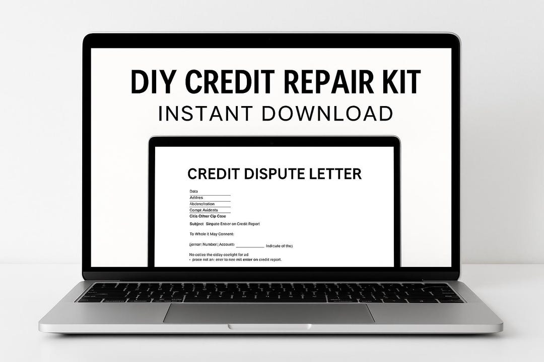 DIY Credit Repair Dispute Letter Kit – Editable Templates to Fix Credit ...