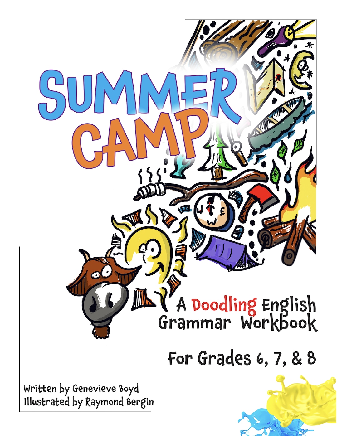 A Doodling English Grammar Workbook for Grades 6, 7, & 8: Unlocking ...
