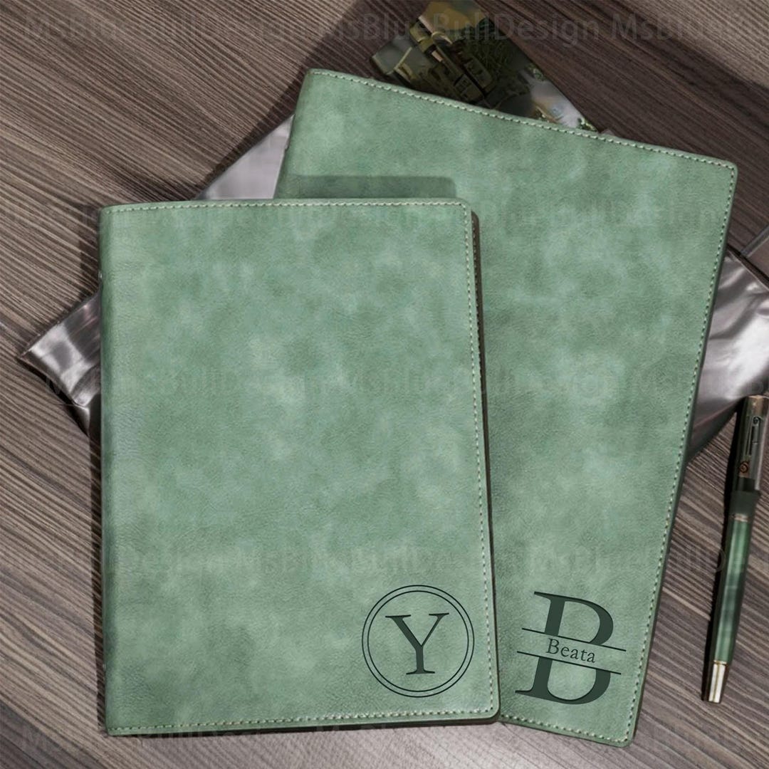 Personalized Engraved Leather Journal With Clasp, Custom Leather ...