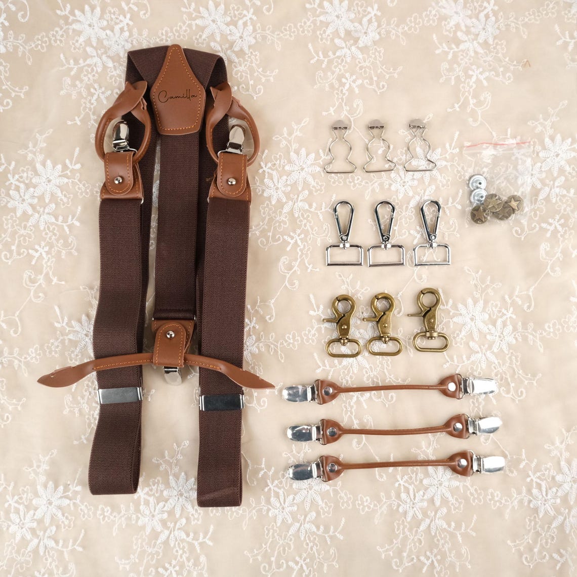 Custom Leather Suspenders,personalized Suspenders,suspenders for Men ...