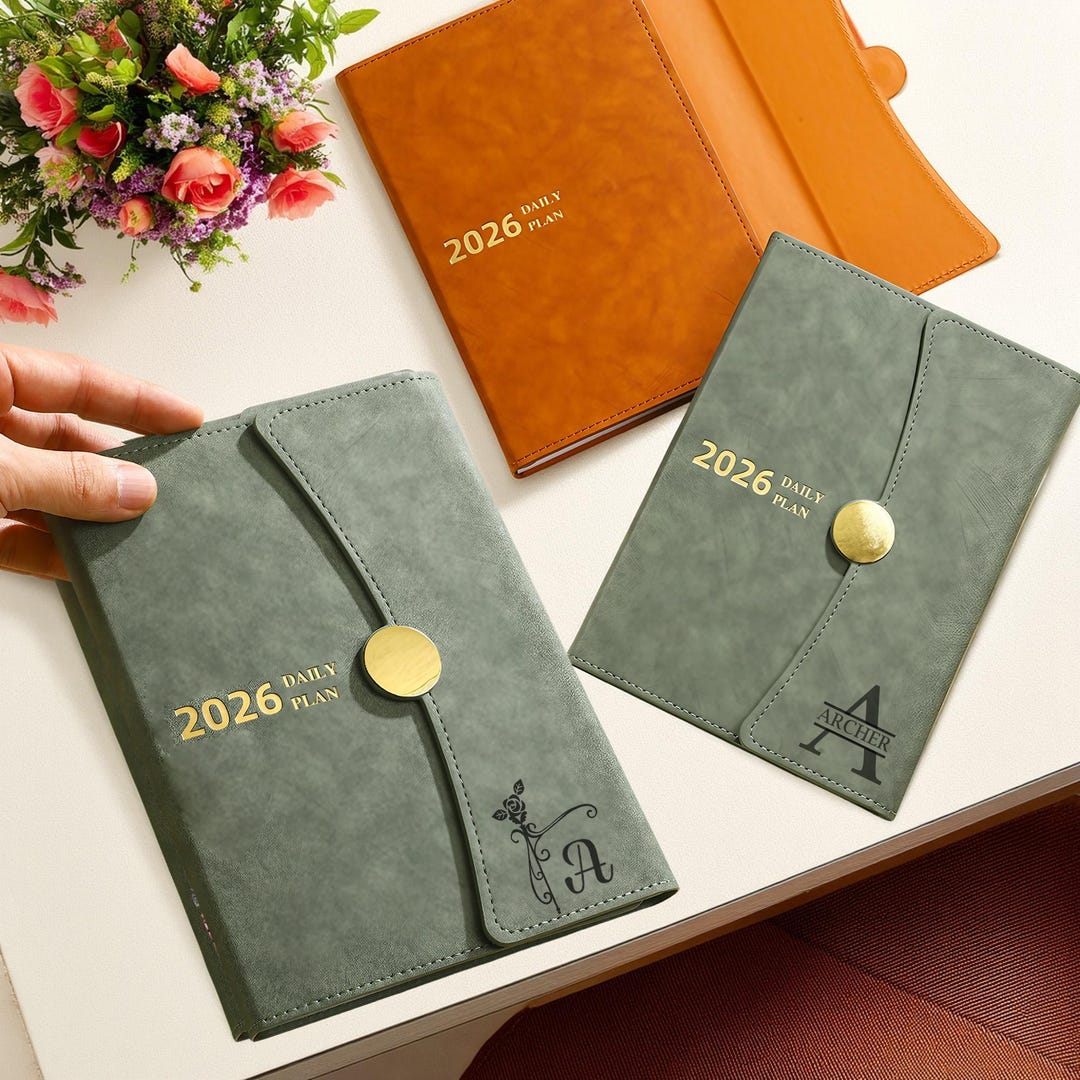 Planners Personalized 2026 Planner Notebook Custom 2026 , 365-day ...