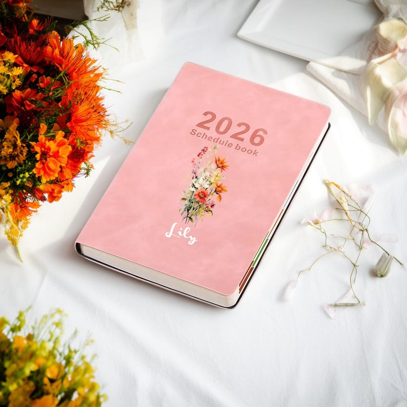 Personalized 2026 Planner Notebook 365-day Productivity Journal Custom ...