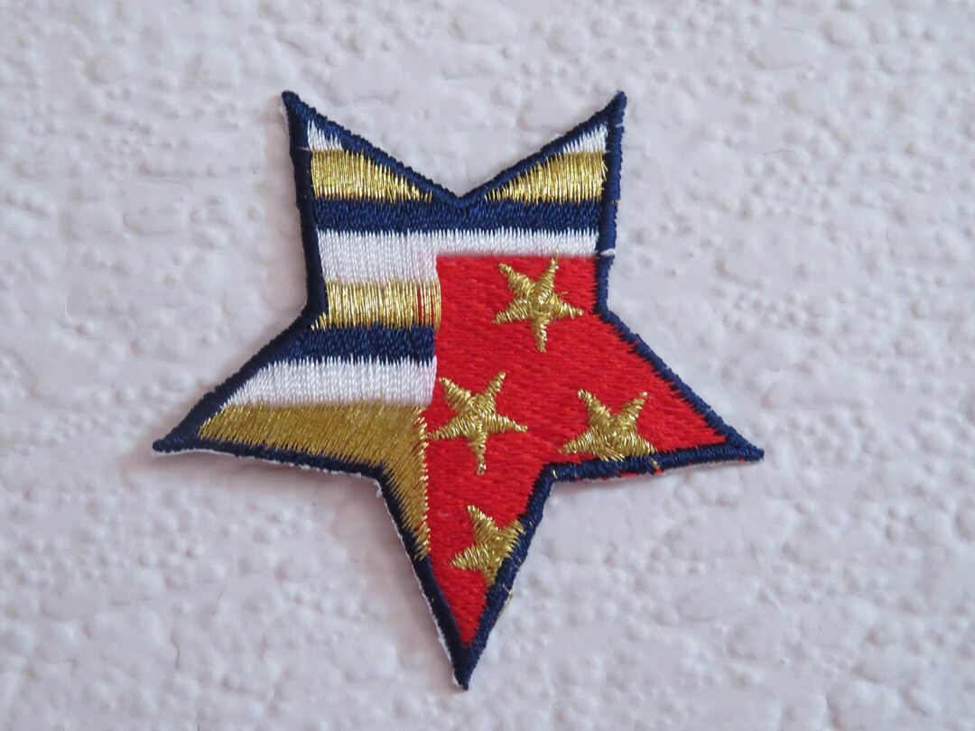 US Army Star Patch Decorative US Flag Iron-on Patch, DIY Embroidered ...