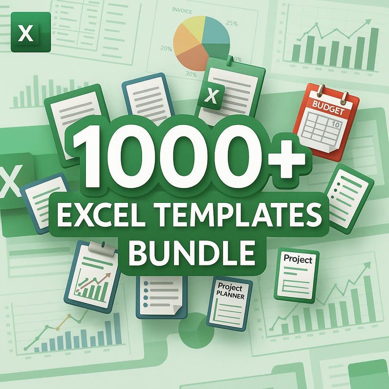 1000+ Excel Collection Bundle | Spreadsheet Templates | Financial ...
