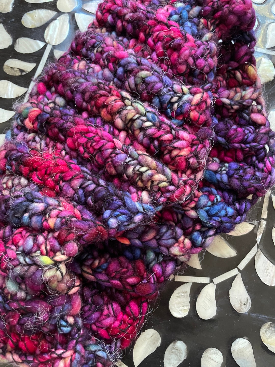 Ear Warmer Headband 100% Merino Wool, Hand Dyed Sustainable Yarn - Etsy