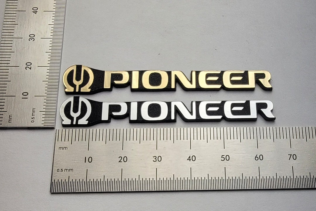 Pioneer CS-G9001 and Other Speaker Badge Logo Emblem Silver / Gold - Etsy