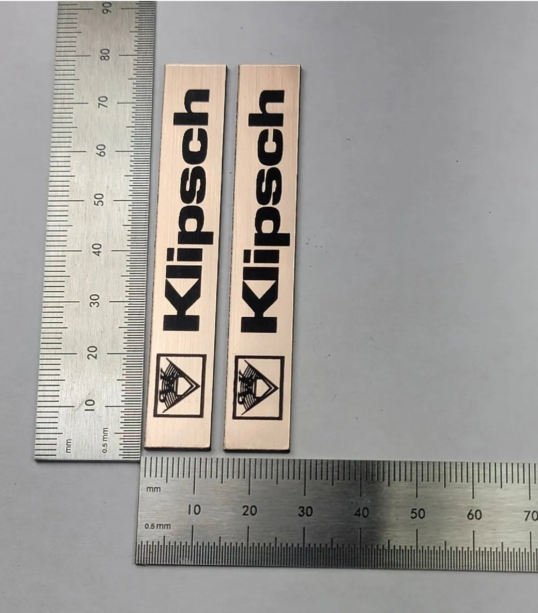 Klipsch Badge Logo Emblem Copper Color Pair Speaker - Etsy