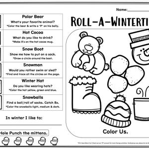 Roll-a-dice Games, Homeschool Printables, for Kids - Etsy