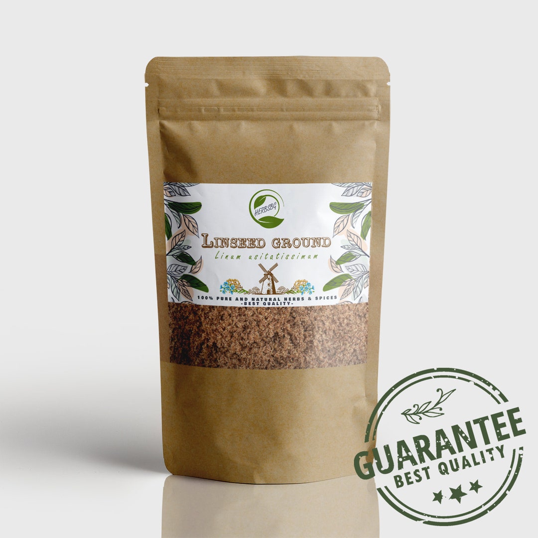 Linseed Powder Linum Usitatissimum Flax Seed Powder Brown Linseeds - Etsy