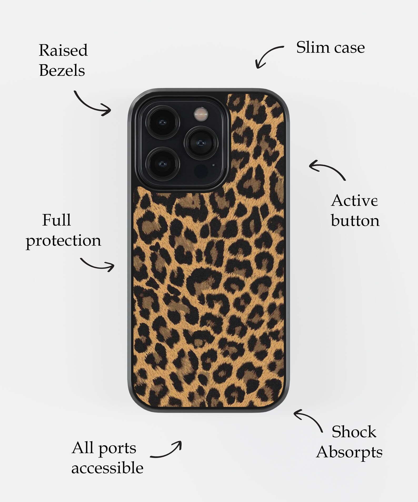 SAFARI LEOPARD Case for iPhone Models| for iPhone 15 Plus Case, iPhone ...