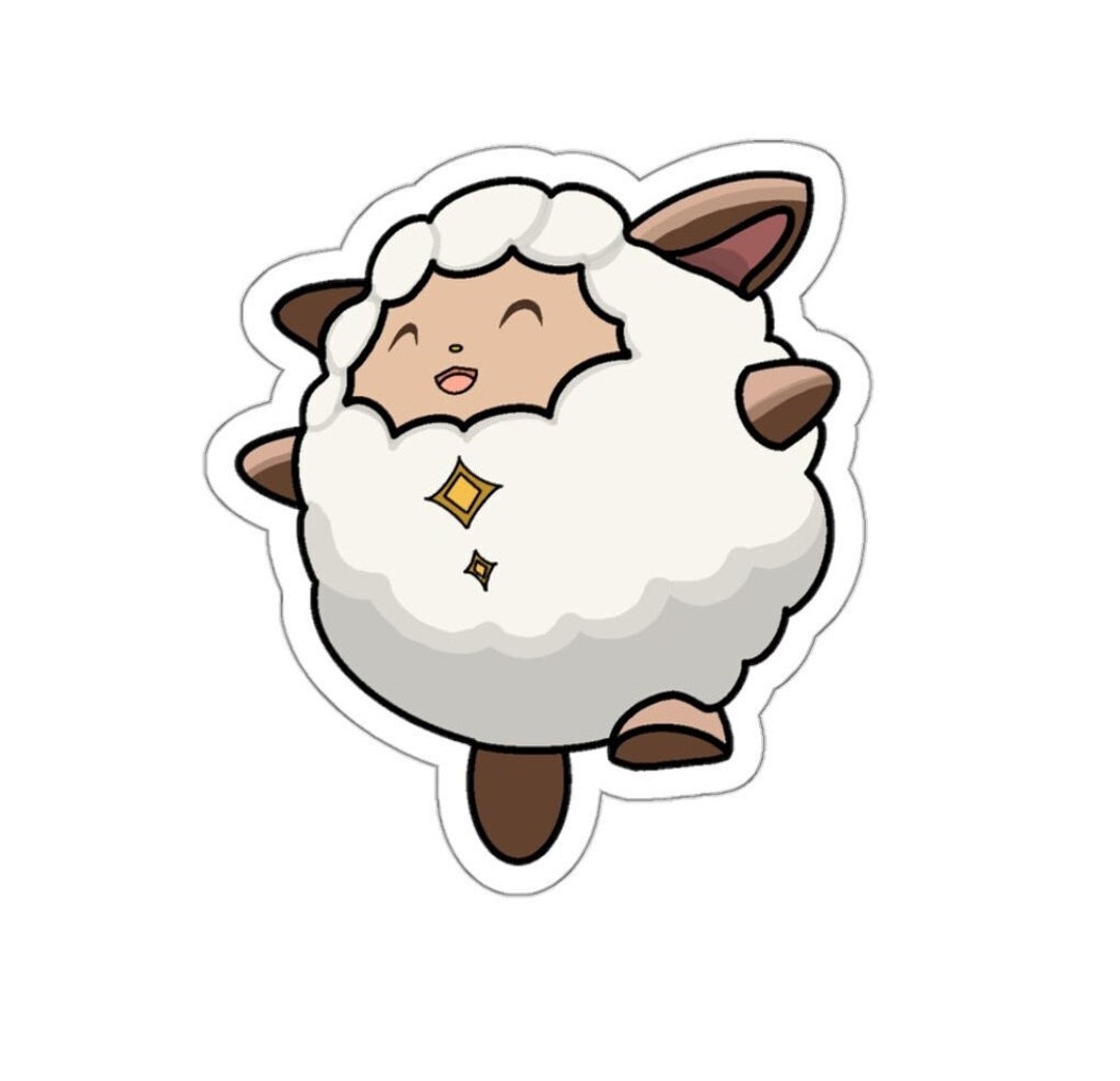 Palworld LAMBALL Happy Sticker || Waterproof Laminated Sticker - Etsy