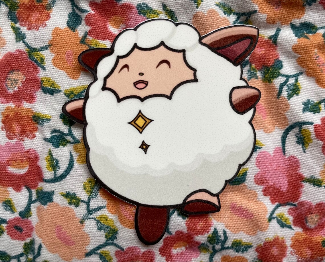 Palworld LAMBALL Happy Sticker || Waterproof Laminated Sticker - Etsy
