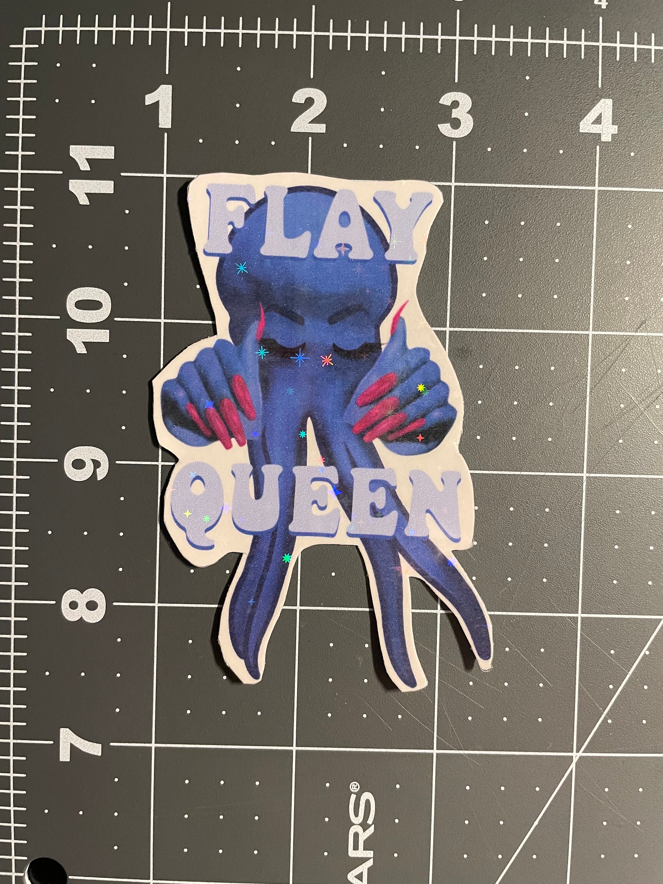 Flay Queen Mindflayer BG3 Meme Sticker - Etsy