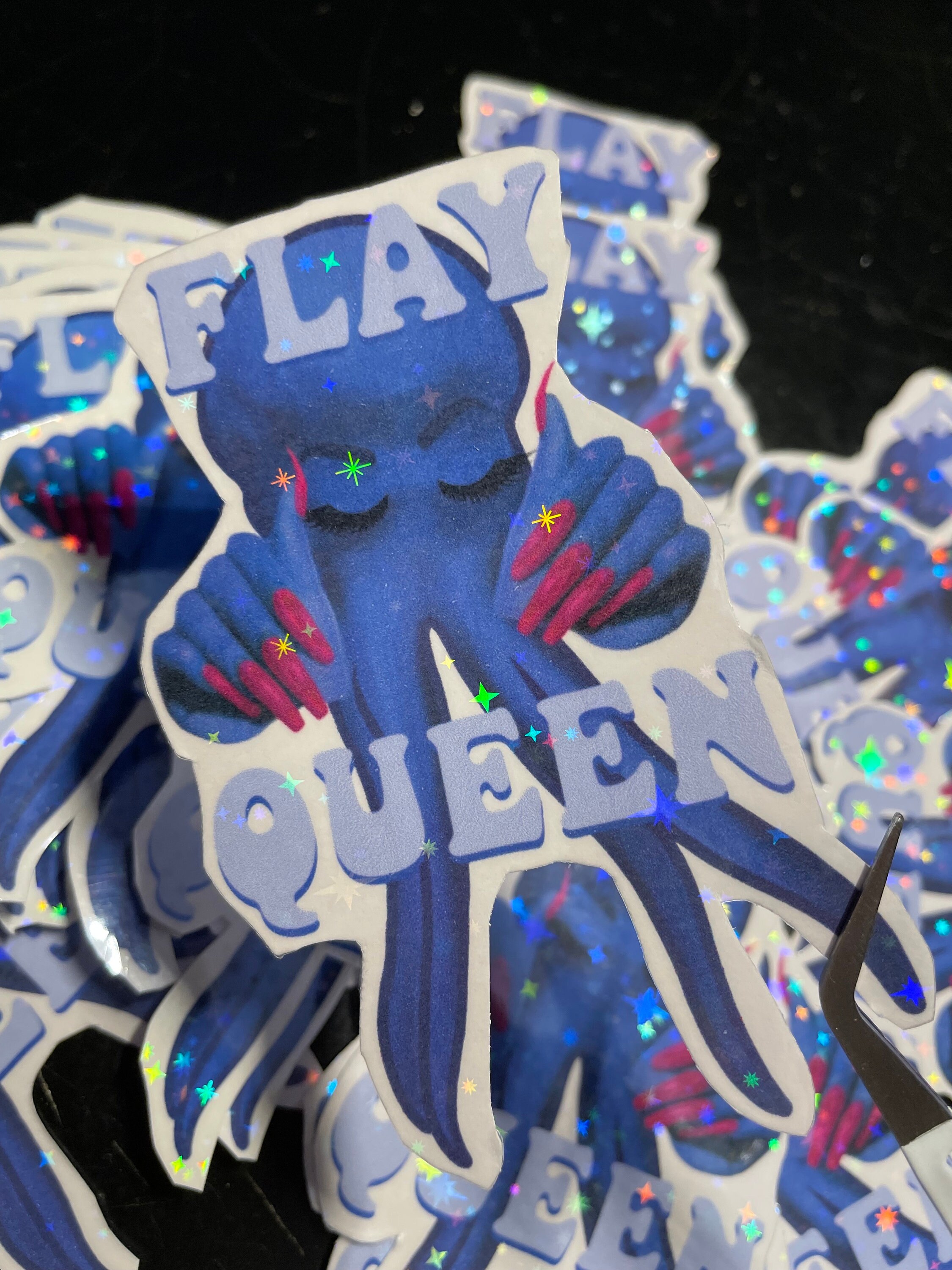 Flay Queen Mindflayer BG3 Meme Sticker - Etsy