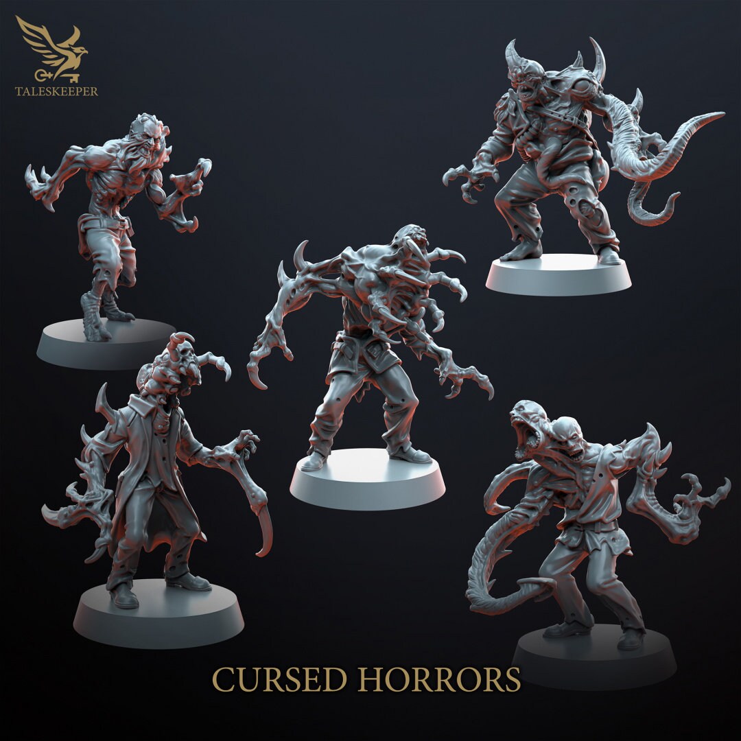 8 Cursed Cultists for Warhammer 40k 40000 Chaos CSM Accursed - Etsy