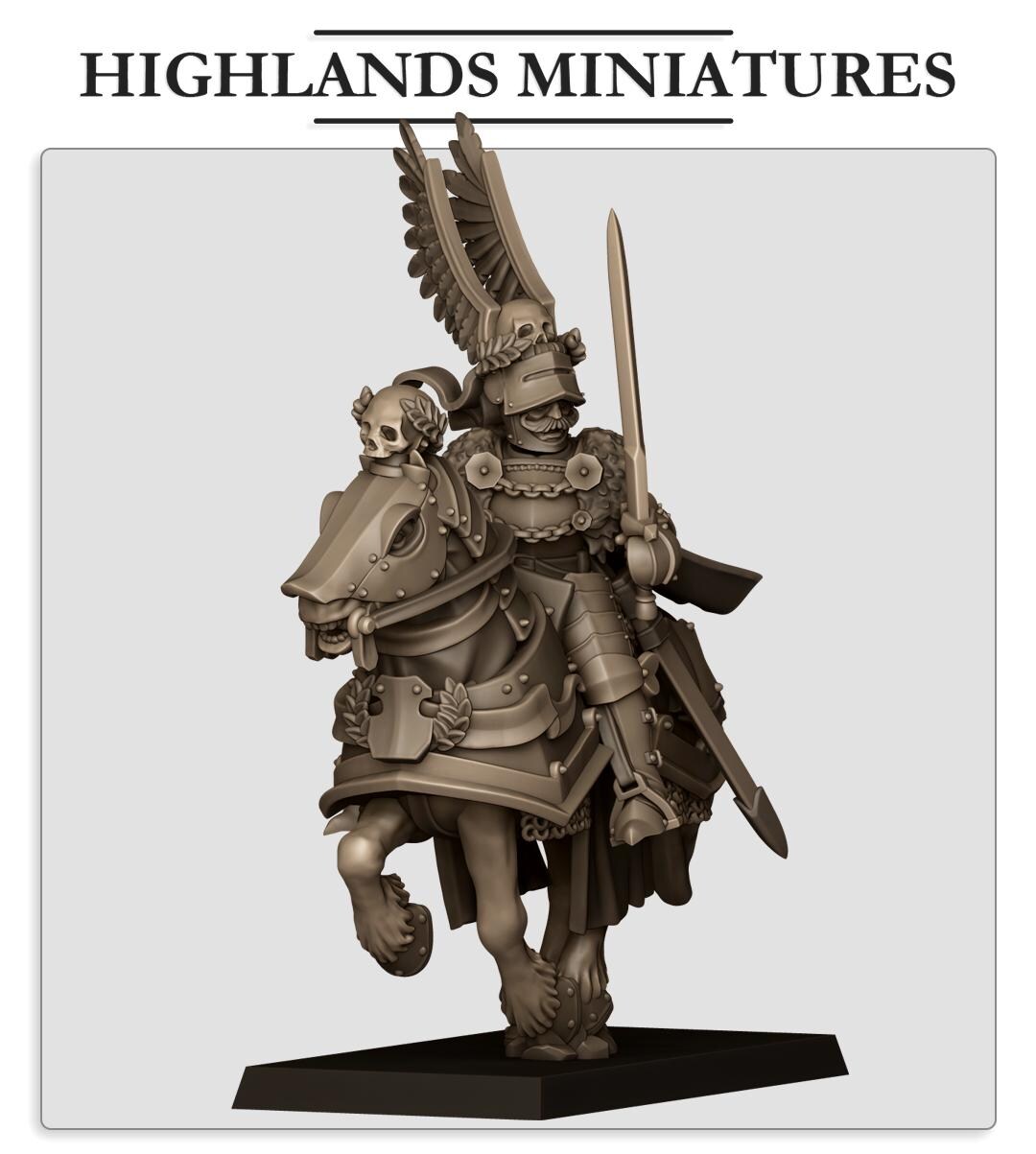 2x Sunland Imperium Emperor Foot and Horse by Highland Miniatures ...