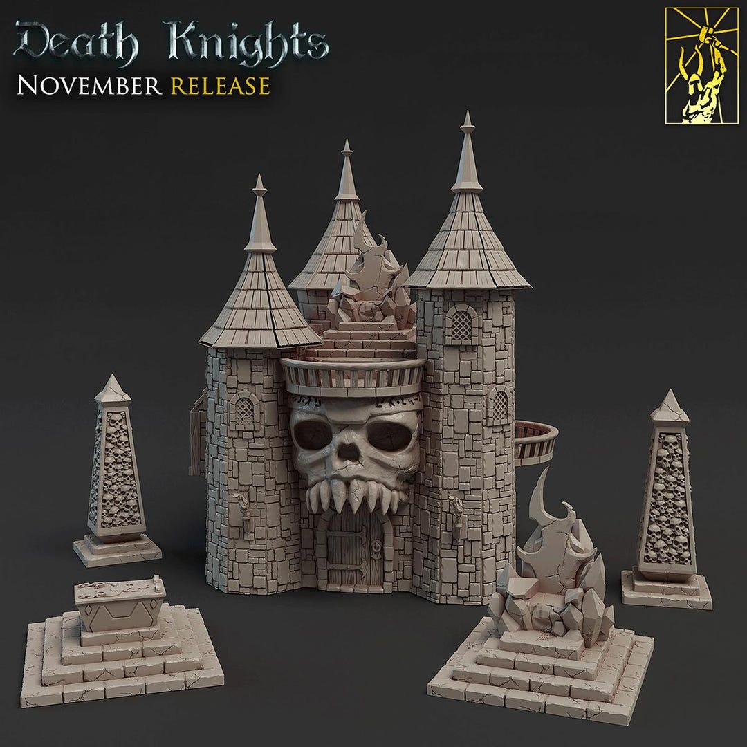 Mor-zhal Fortress Terrain Set by Titan Forge Fantasy Castle Altar ...
