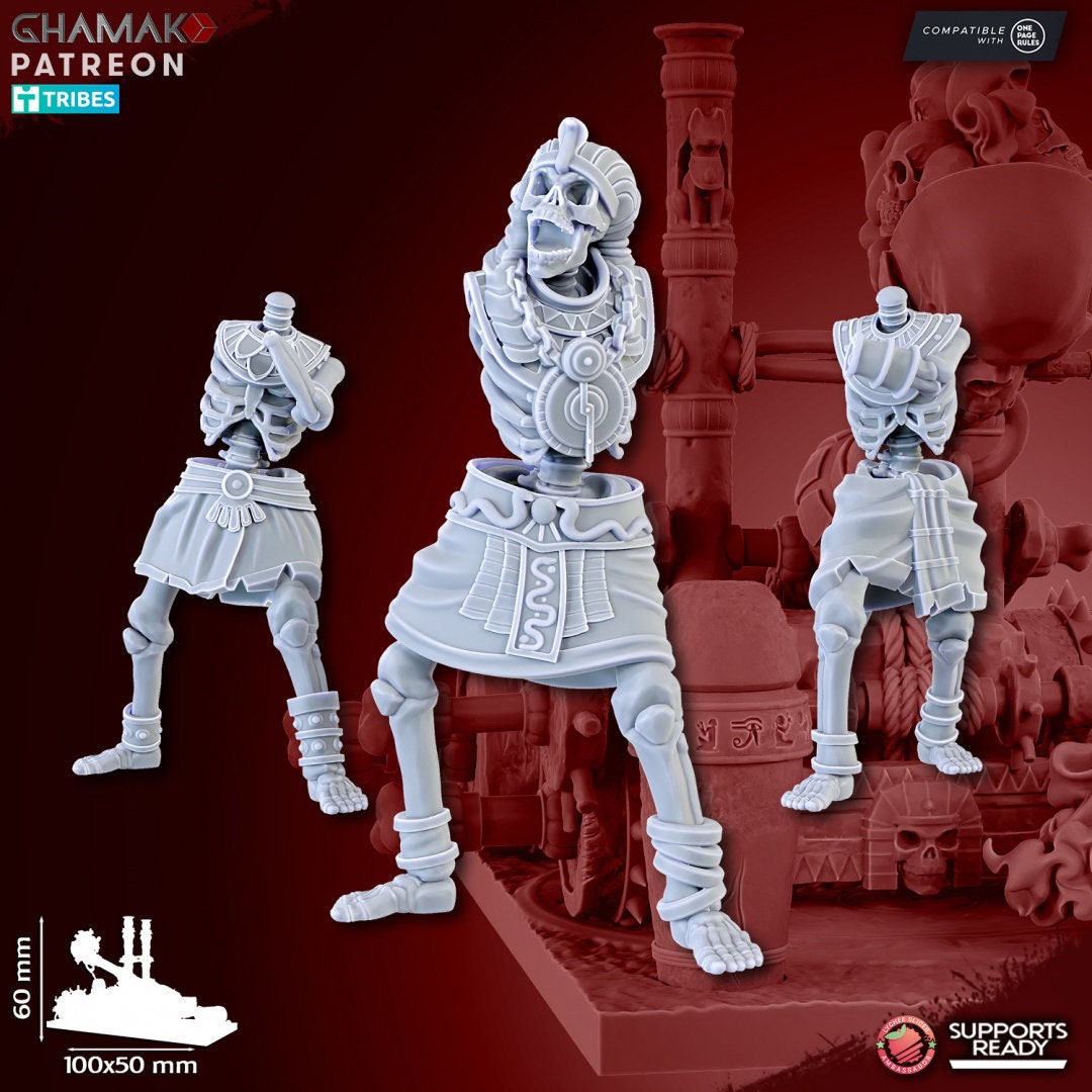 1x Undead Sand Catapult by Ghamak Fantasy Tabletop Tomb Crypt Kings ...