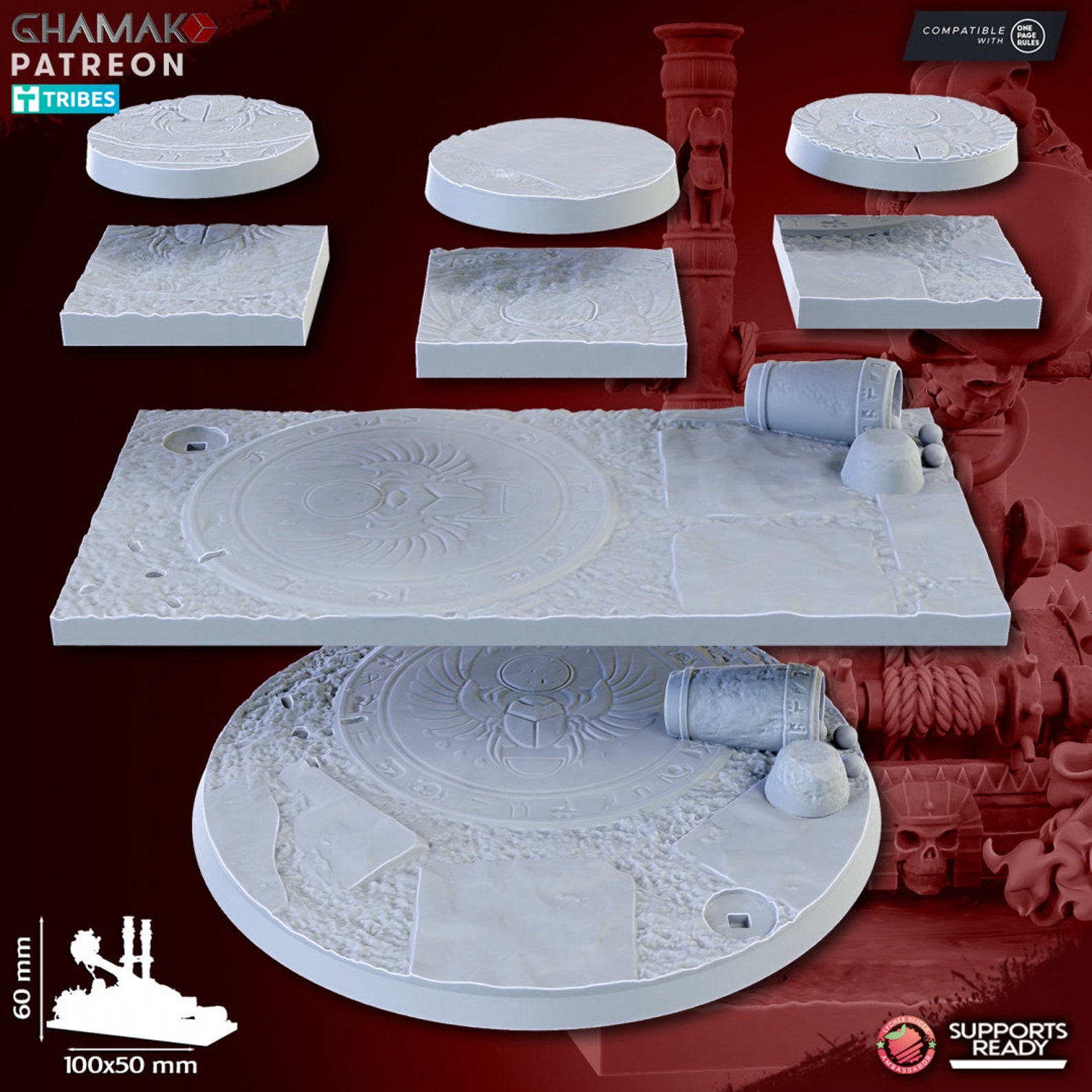 1x Undead Sand Catapult by Ghamak Fantasy Tabletop Tomb Crypt Kings ...