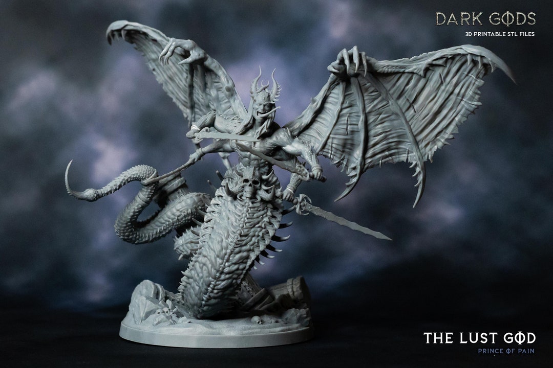 1x Belial God of Lust Daemon Prince by Dark Gods Sci-Fi Fantasy - Chaos ...