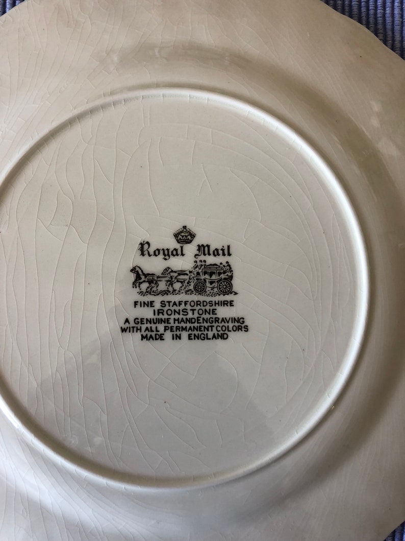 Staffordshire Myott Royal Mail Set - Etsy